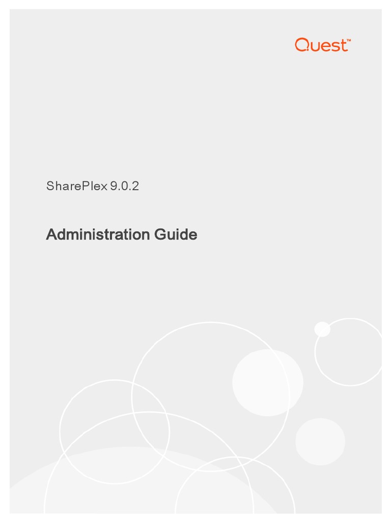 Shareplex 9 0 2 Admin Guide | PDF | Replication (Computing) | Oracle Database