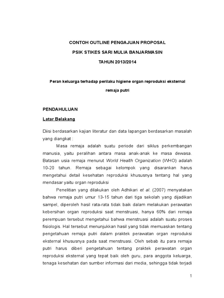 Contoh Outline | PDF