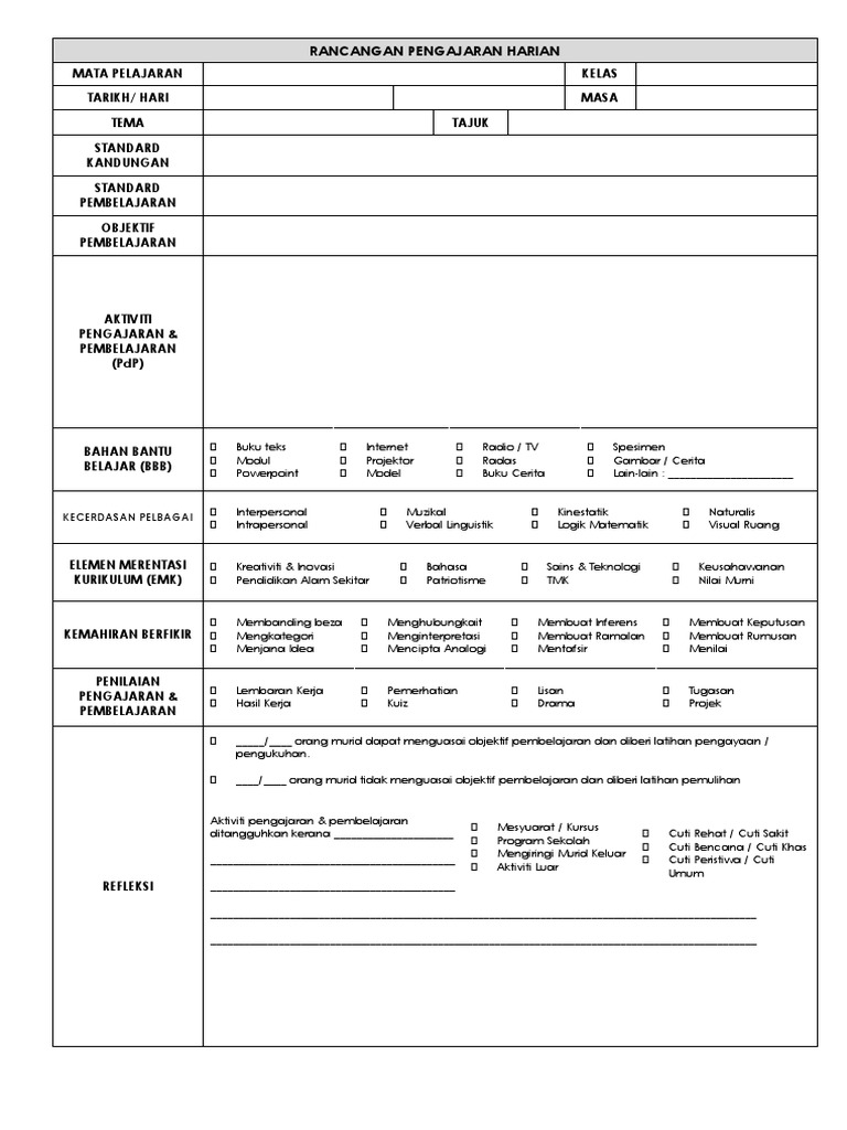 Tapak RPH Kosong | PDF