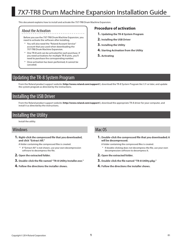 7X7-TR8 InstallGuide E PDF | PDF | Installation (Computer Programs) | Login
