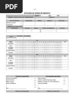 Formato Bitacora Horas de Servicio de Conductor | PDF | Vehículos ...