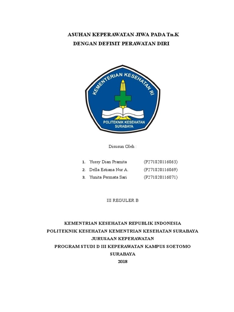 Askep Jiwa DPD | PDF | Kesehatan Holistik