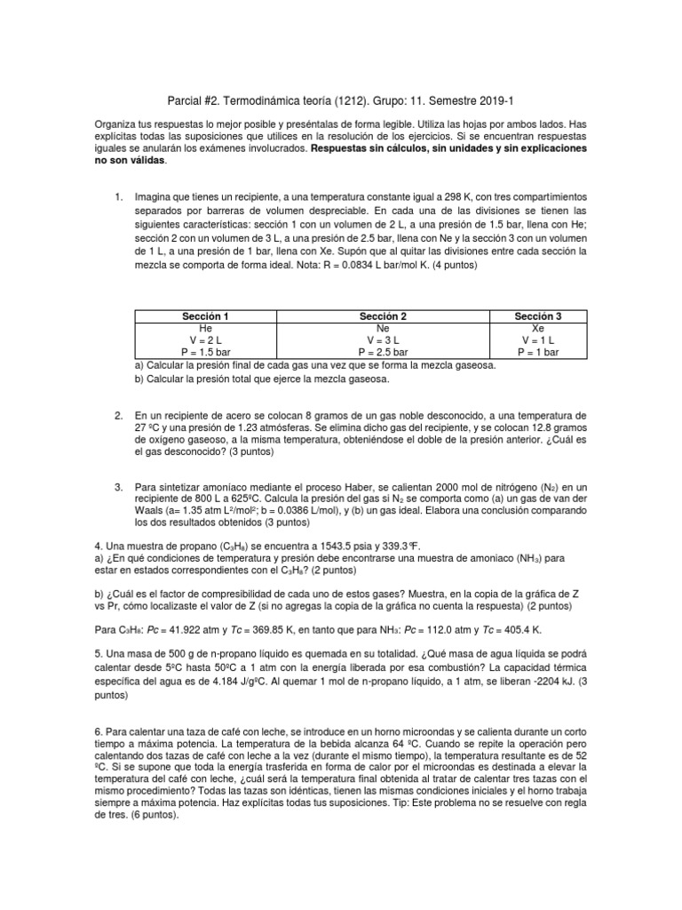Termo2 PDF | PDF | Propano | Gases