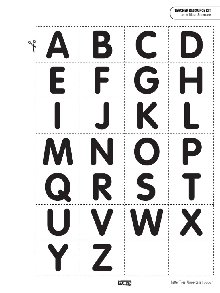 Uppercase & Lowercase Letter Tiles | PDF | Foreign Language Studies | Art