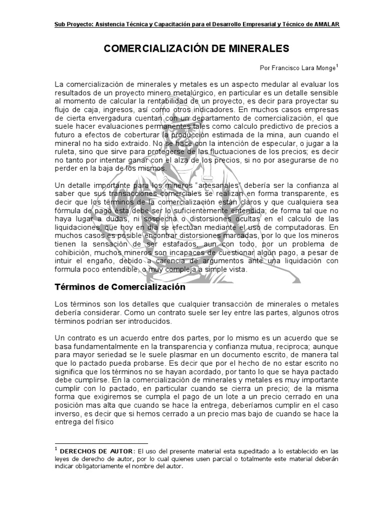 t-030 Amalar-Fl Comercializacion PDF | PDF