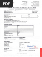 Sample API 1104 Wps | PDF | Welding | Construction