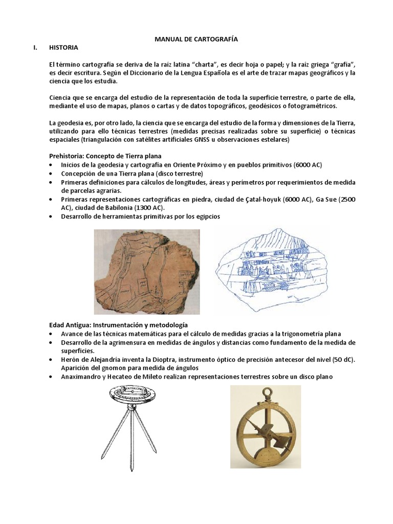 Manual Curso | PDF | Geodesia | Mapa