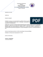 Example of Solicitation Letter Filipino | PDF