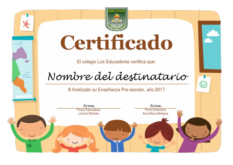 Certificado Kinder | PDF