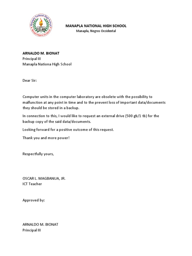 Letter of Request | PDF