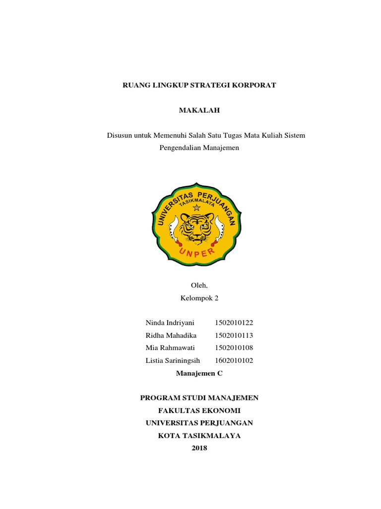 Strategi Korporat | PDF