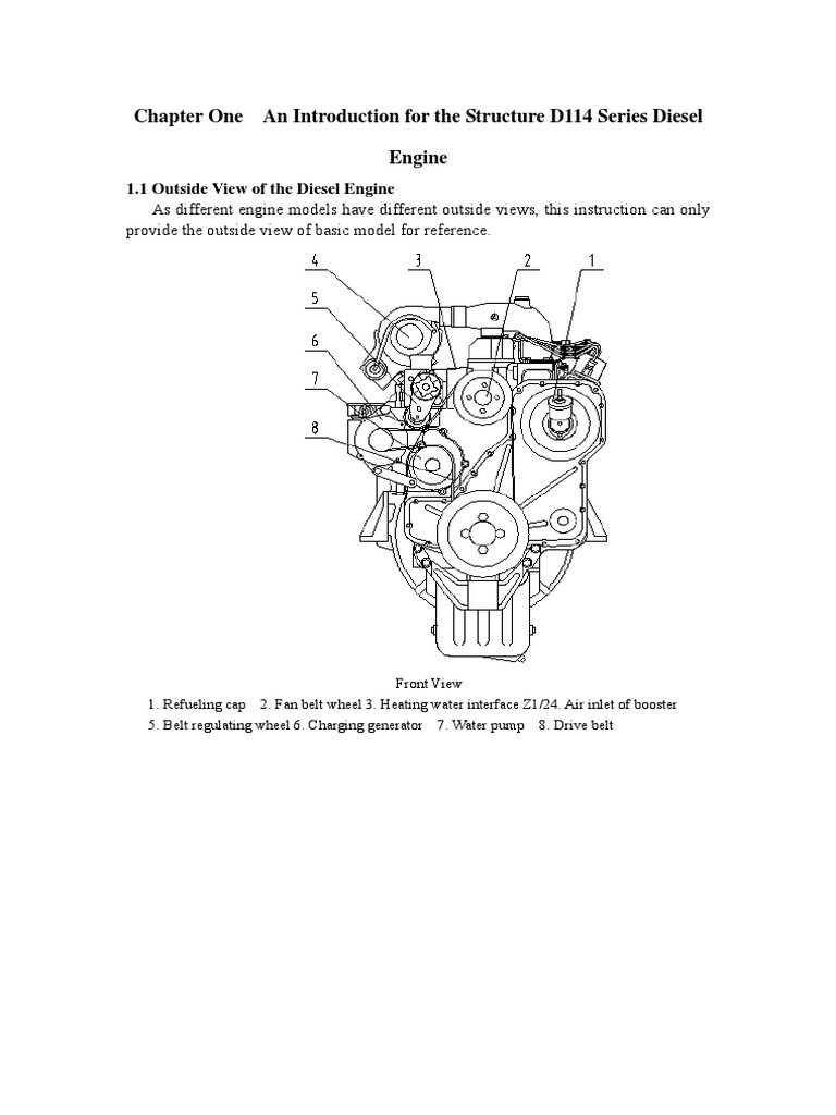 Engine Training Manual - D114 Series | PDF | Piston | Diesel Engine