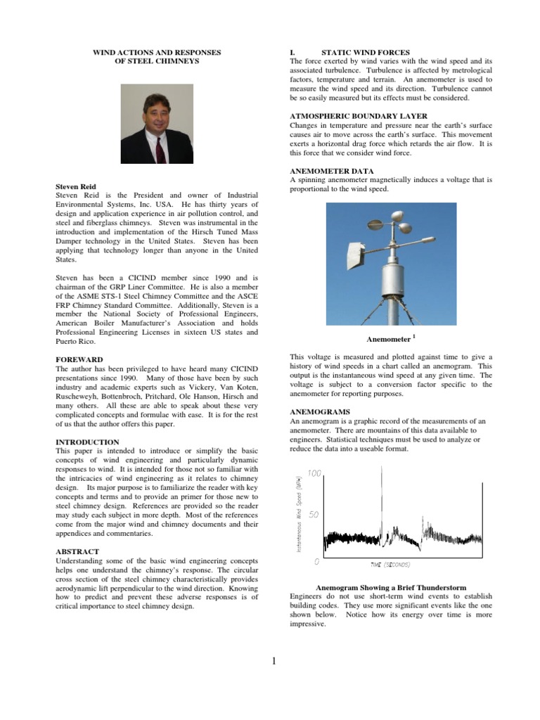 Understanding Basic Wind Engineering Concepts for Steel Chimney Design ...