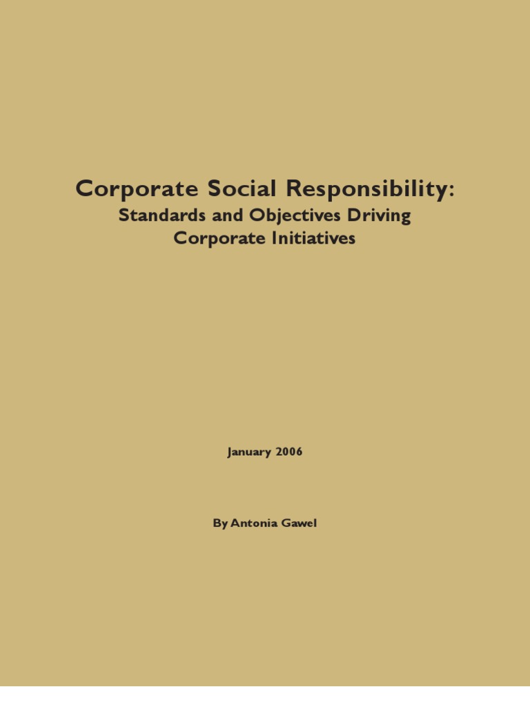 CSR Guid | PDF | Corporate Social Responsibility | Sustainability