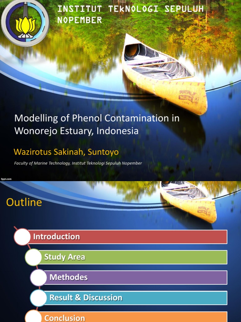 Modelling of Phenol Contamination in Wonorejo Estuary, Indonesia | PDF ...