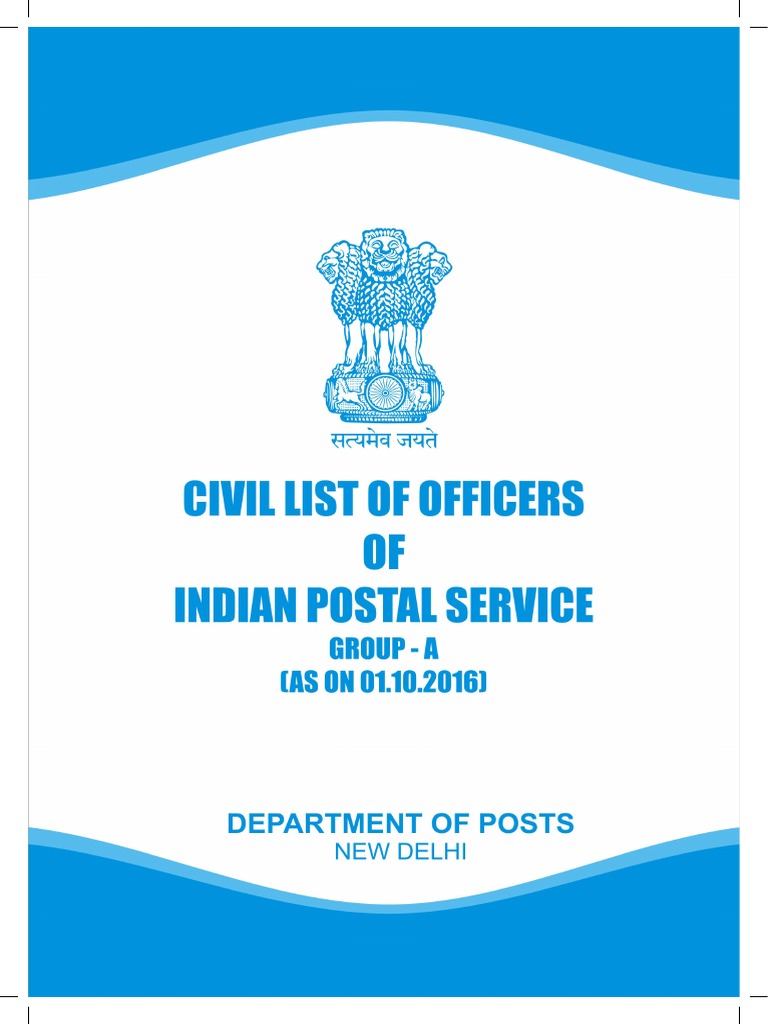 Indian Postal Service Officers List | PDF