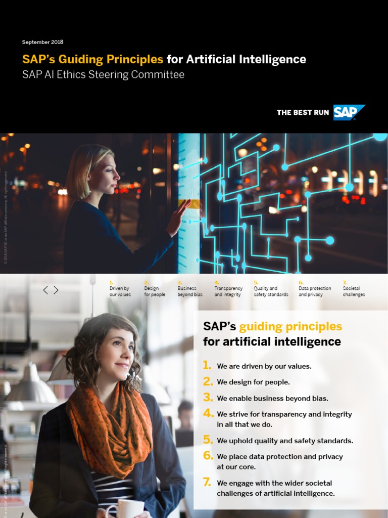 SAP's Guiding Principles For Artificial Intelligence | PDF | Artificial ...