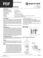 Notifier FCM 1 Supervised Control Module | PDF | Switch | Relay