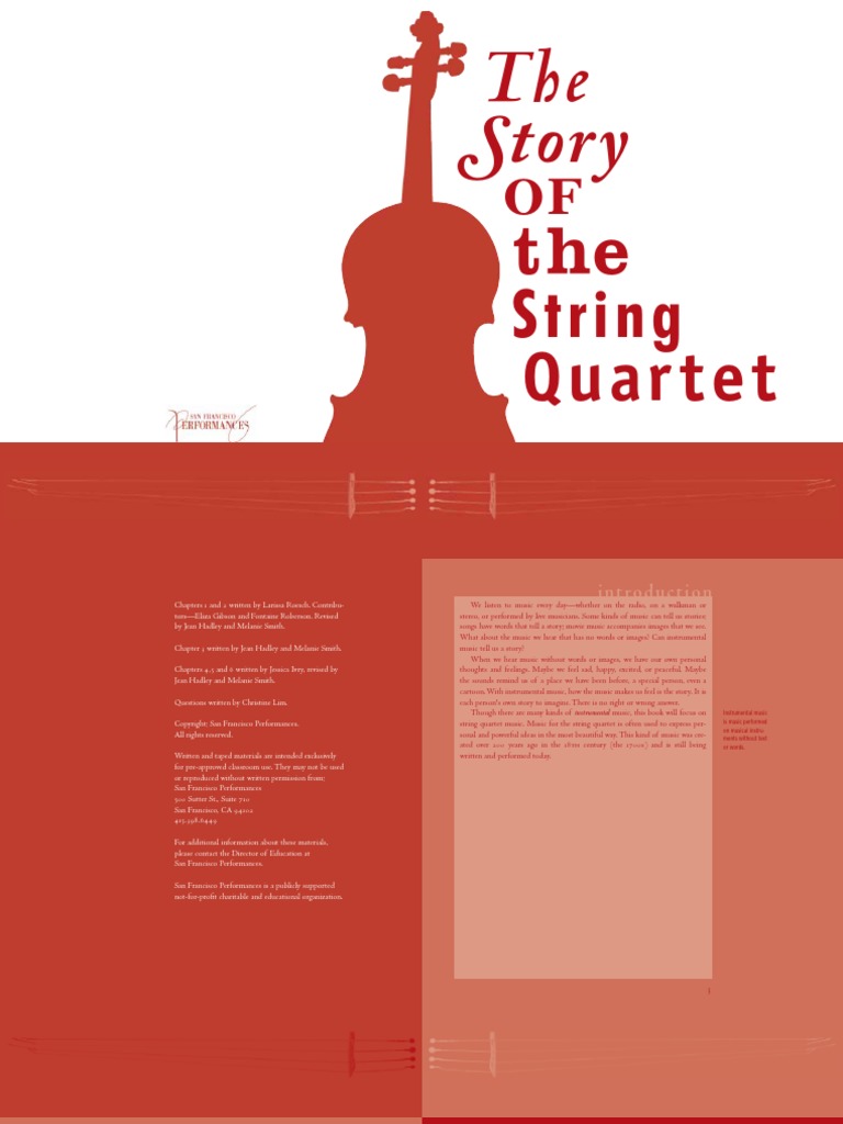 History of String Quartet | PDF | Robert Schumann | Quartet