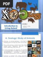 M1 - General Zoology (Lecture) | PDF | Zoology | Taxonomy (Biology)