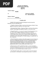 Petition For Issuance of Writ of Preliminary Mandatory Injunction | PDF | Complaint | Common Law