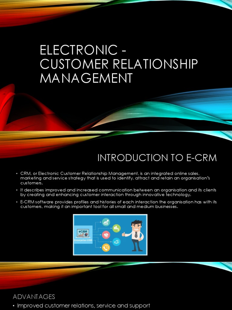 Electronic - Customer Relationship Management | PDF | Customer ...