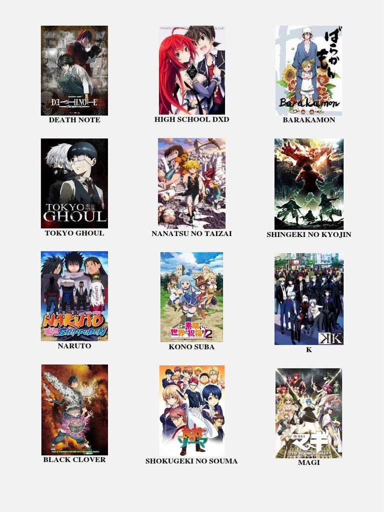 Death Note High School DXD Barakamon | PDF