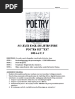 AICE English Literature Syllabus 9695 | PDF | Educational Assessment ...
