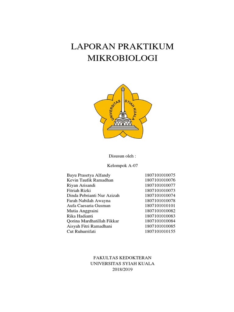 Laporan Praktikum Mikrobiologi | PDF