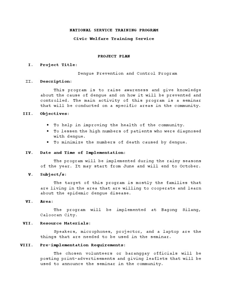 Sample Project Proposal | PDF | Preventive Healthcare | Risk