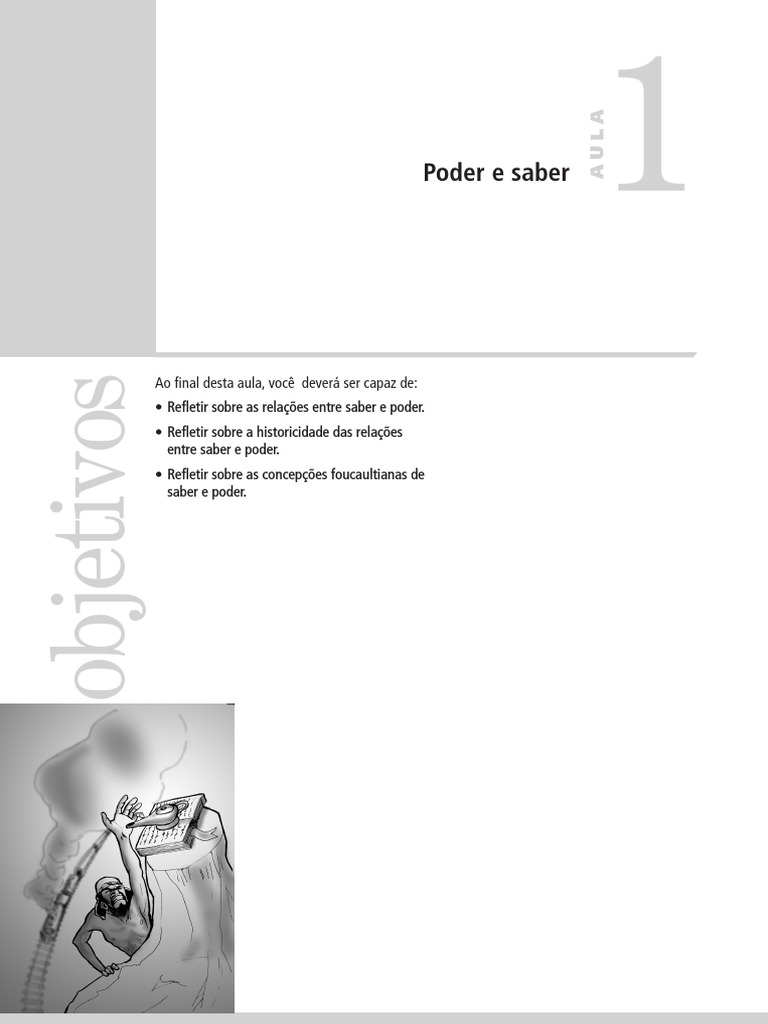 Aula 04 Poder e Saber PDF | PDF | Poder (social e político) | Michel Foucault