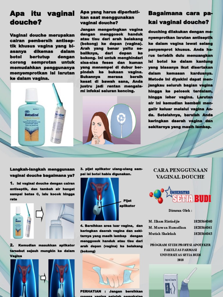 Leaflet Vaginal Douche | PDF