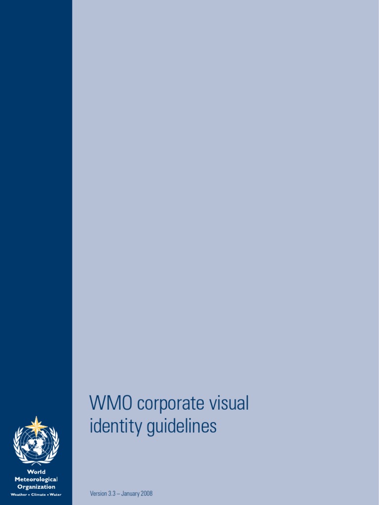 Wmo Visual Id Guide 08 | PDF | Arial | Logos