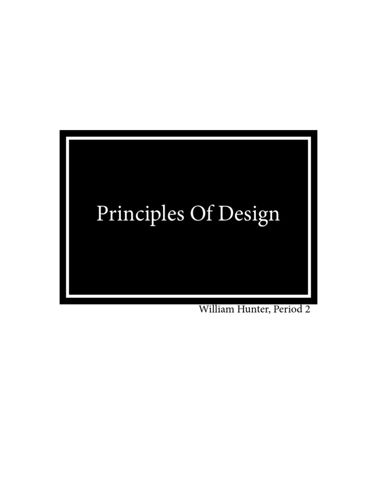 Principles of Design | PDF | Typefaces | Serif