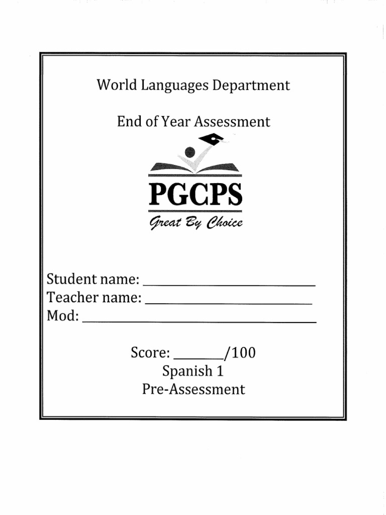 Slo Pre Spanish 1 17-18 Assessment | PDF | Cocina | Comida y bebida