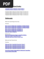 2025 School Comp Booklet - MathCounts | PDF