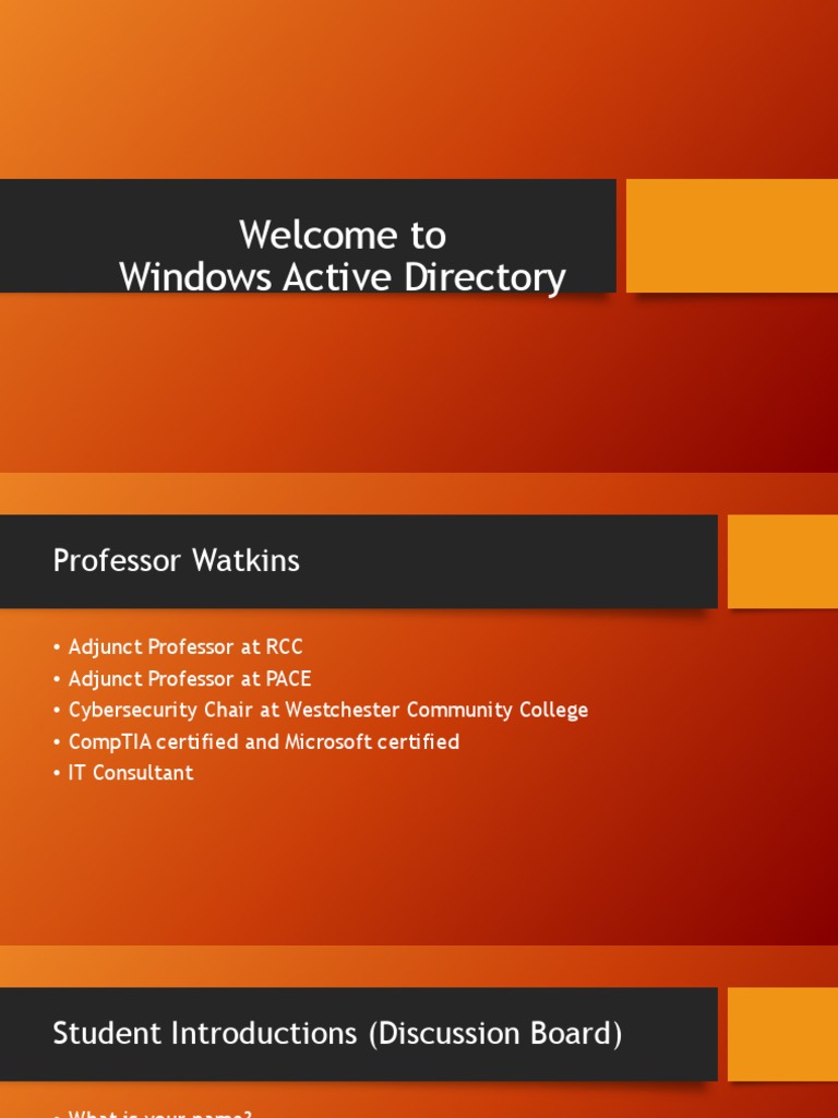 Lecture - 1 - Introducing Windows Server 2012 R2 | PDF | Server ...