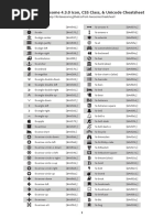 Icon Font Cheat Sheet | PDF