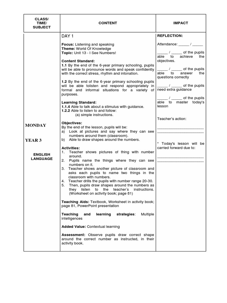 Lesson Plans Unit 13 Week 1 | PDF | Books | Teachers