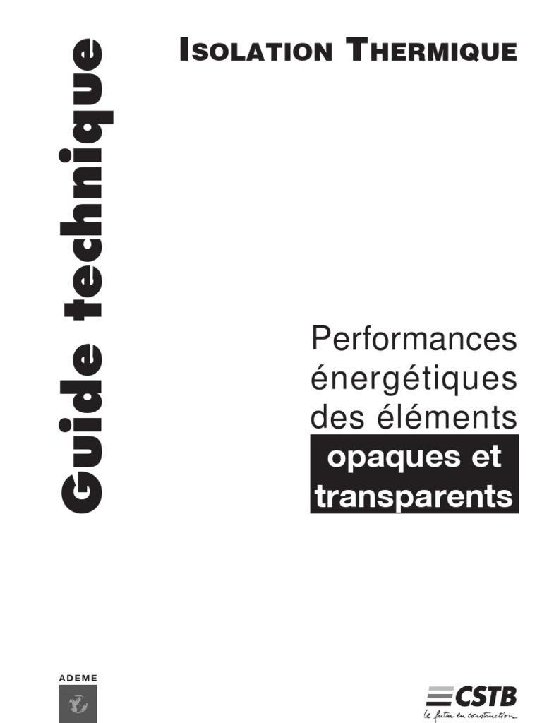 Thermique Du Batiment - RT2000 - Doc CSTB - Guide Technique | PDF | Humidité relative ...