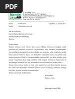 15 Contoh Surat Resmi Perusahaan Beserta Penjelasannya - Contoh Surat ...