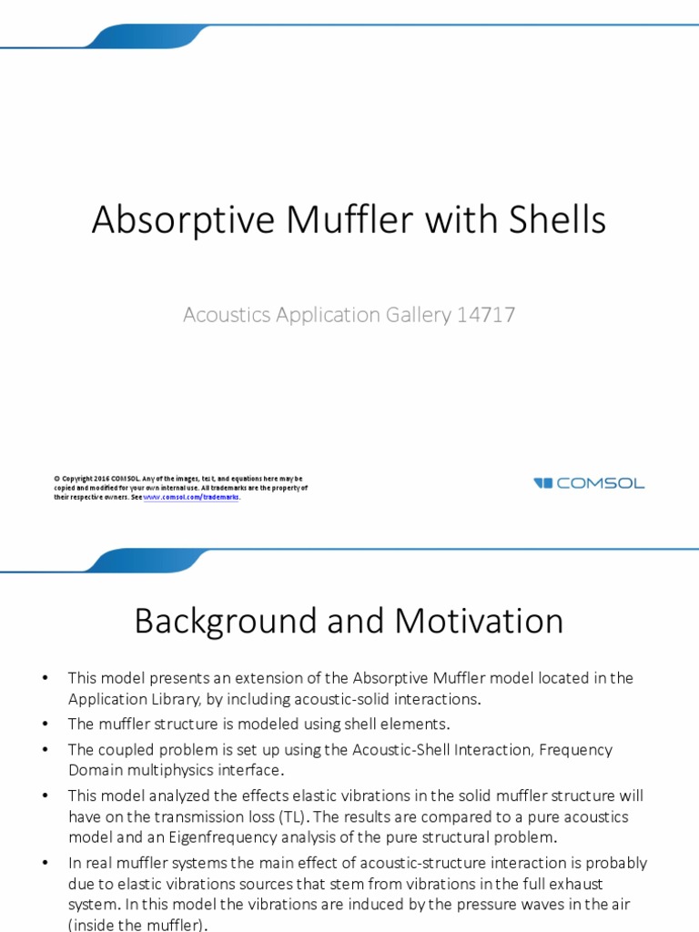 Absorptive Muffler Shells V52a 4 3 | PDF | Normal Mode | Acoustics