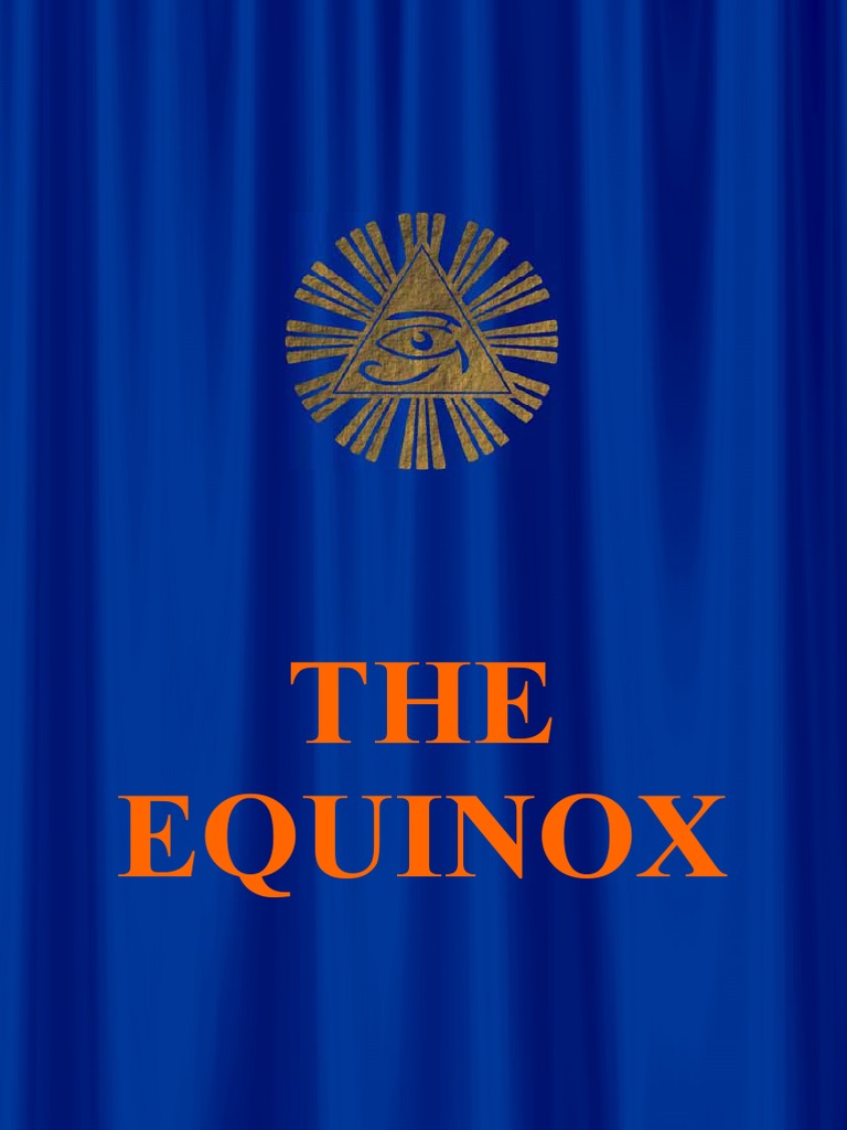 Equinox Vol3 No1 | PDF | Thelema