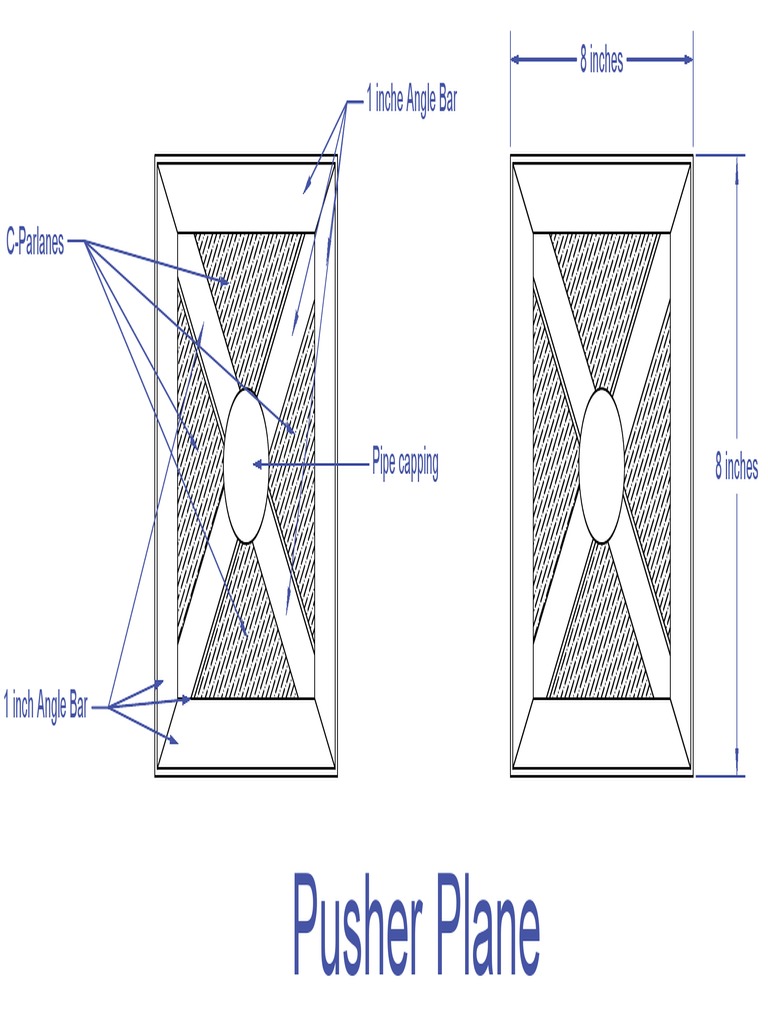 Pusher Plane: 1 Inche Angle Bar 8 Inches | PDF