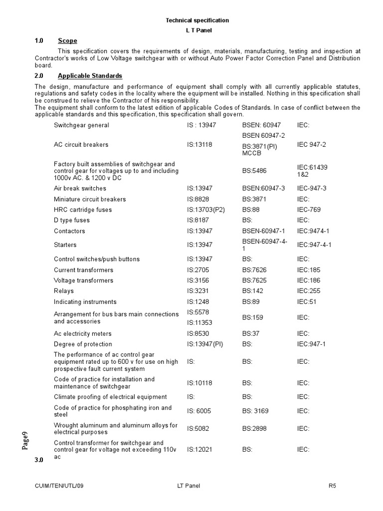 Rittal Ri4Power Technical Specification | PDF | Relay | Switch