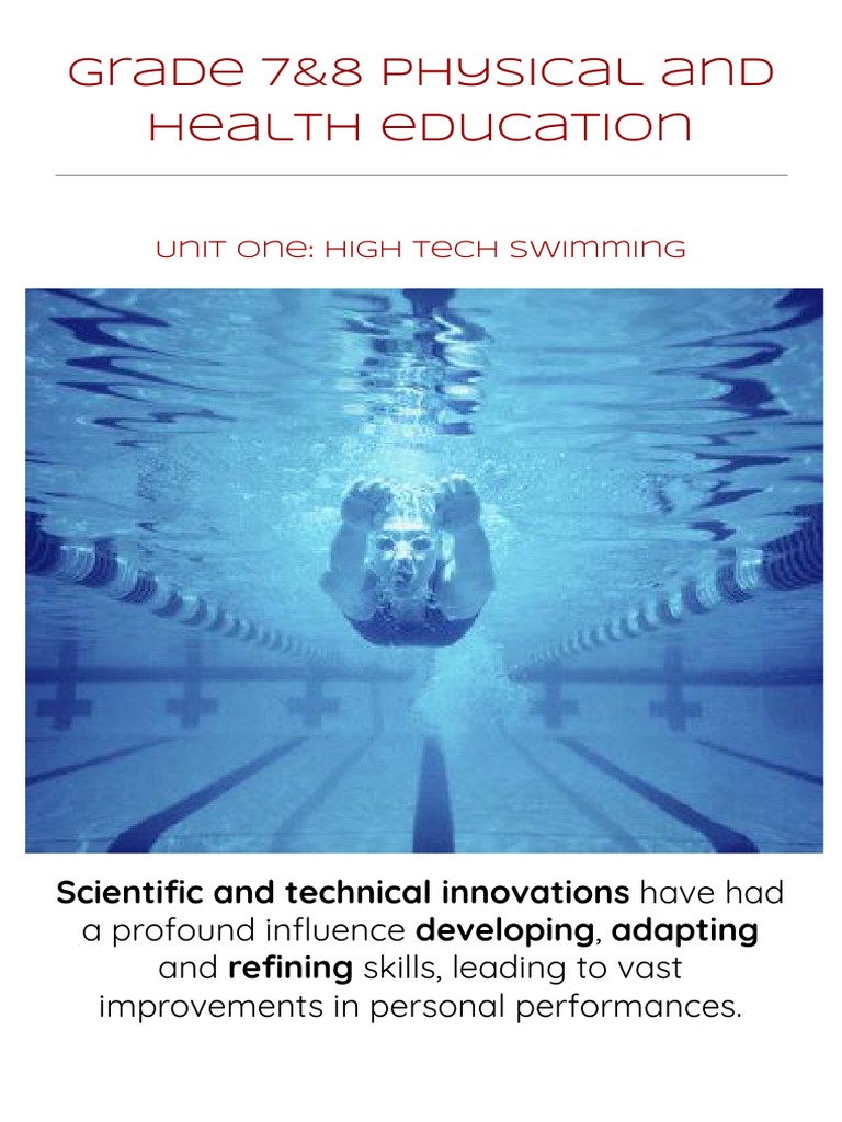 g7 8 U1 Swimming Booklet | PDF | Knowledge | Swimming (Sport)