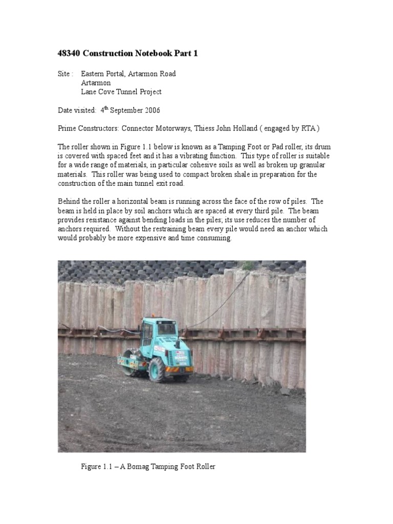 Construction Notebook Part 1 | PDF | Crane (Machine) | Deep Foundation