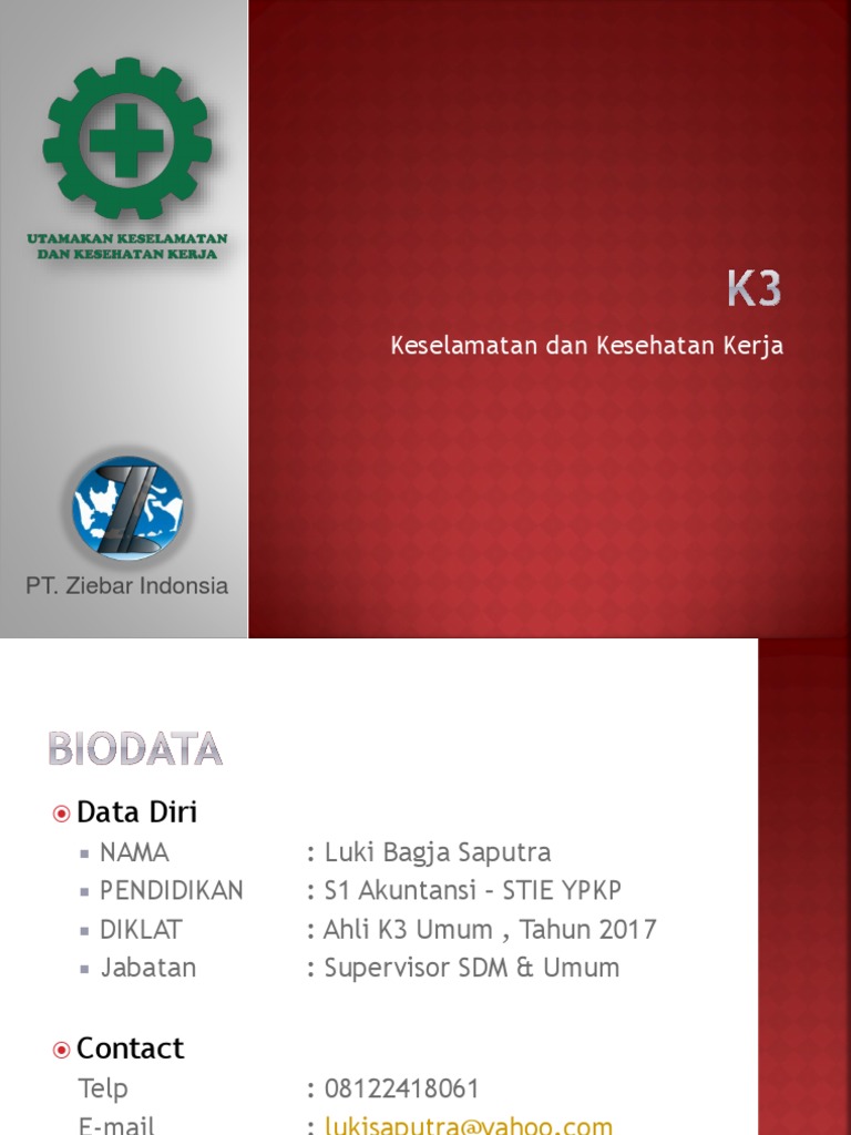 Presentasi K3 | PDF