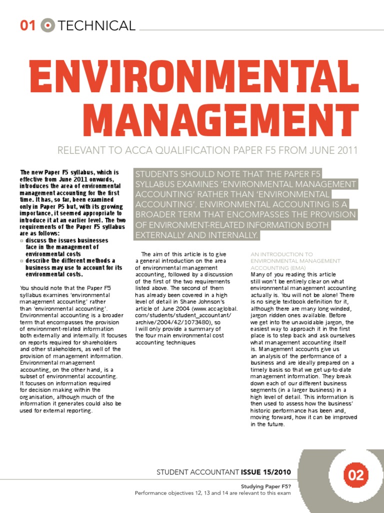 Environmental Management | PDF