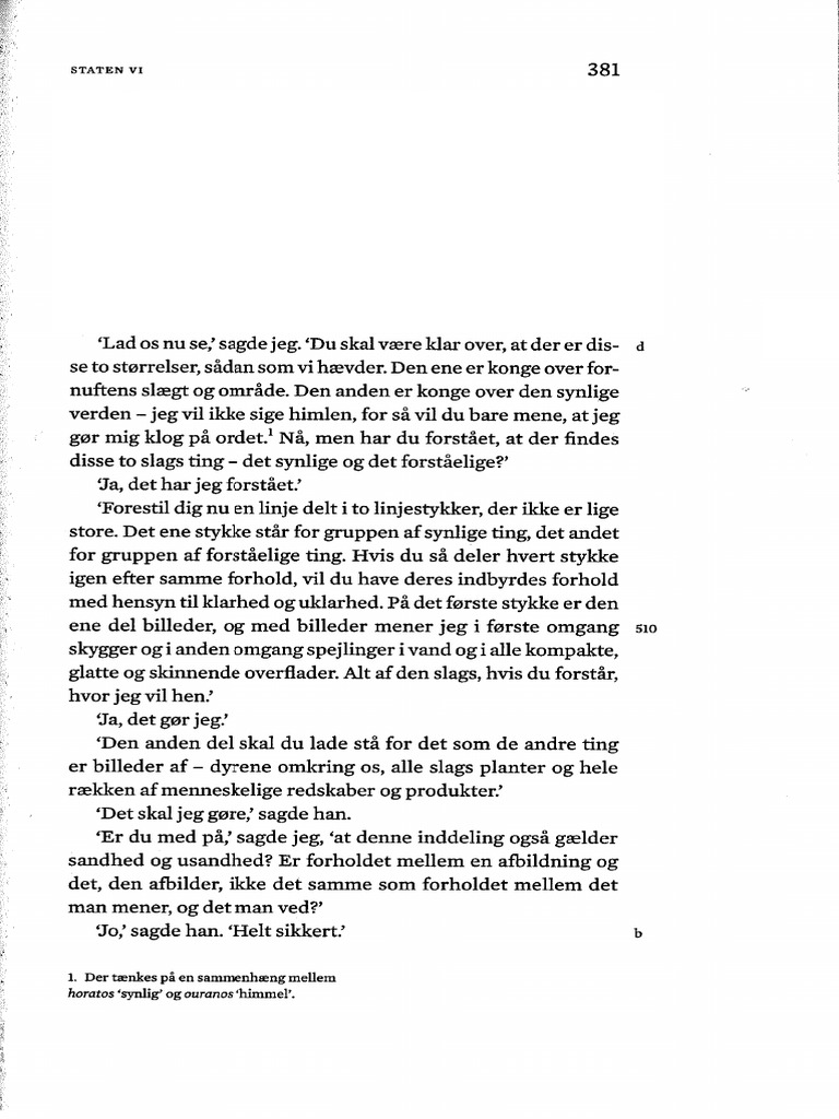 Platon - Staten - Linjebilledet | PDF